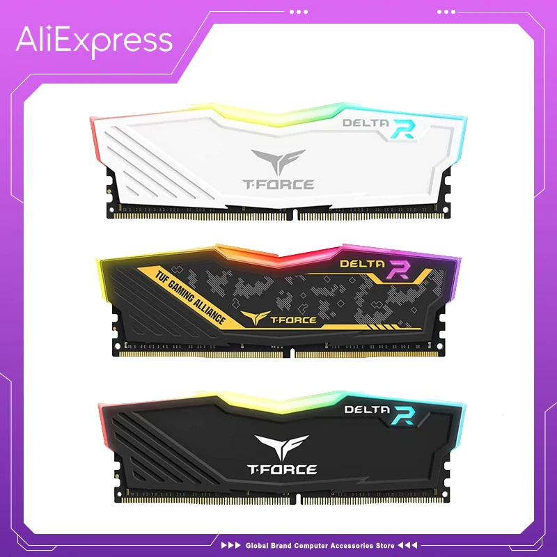 TEAMGROUP-T-Force-Delta-RGB-DDR4-8GB-16GB-3200MHz-CL16-3600MHz-CL18 ...