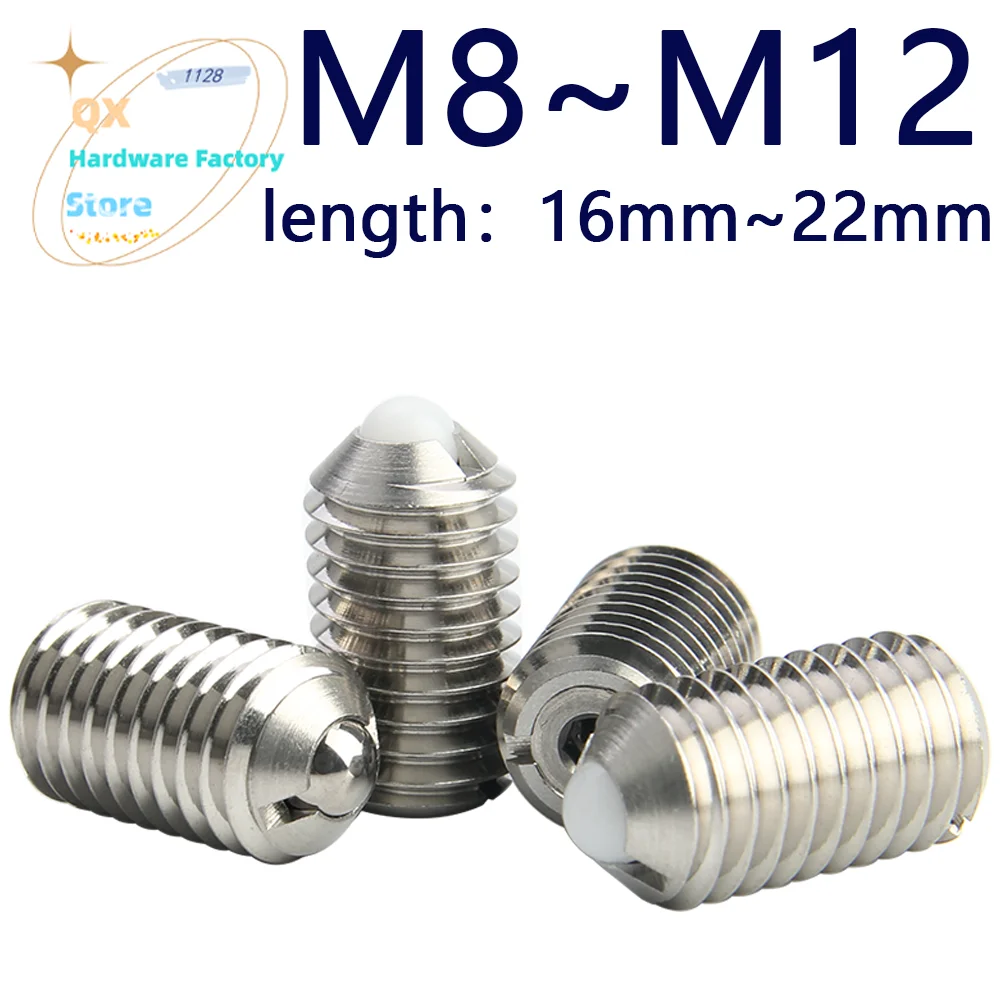 QX423-M8-M10-M12-Factory-Outlet-Loading-Adjustable-Spring-Ball-Plunger ...