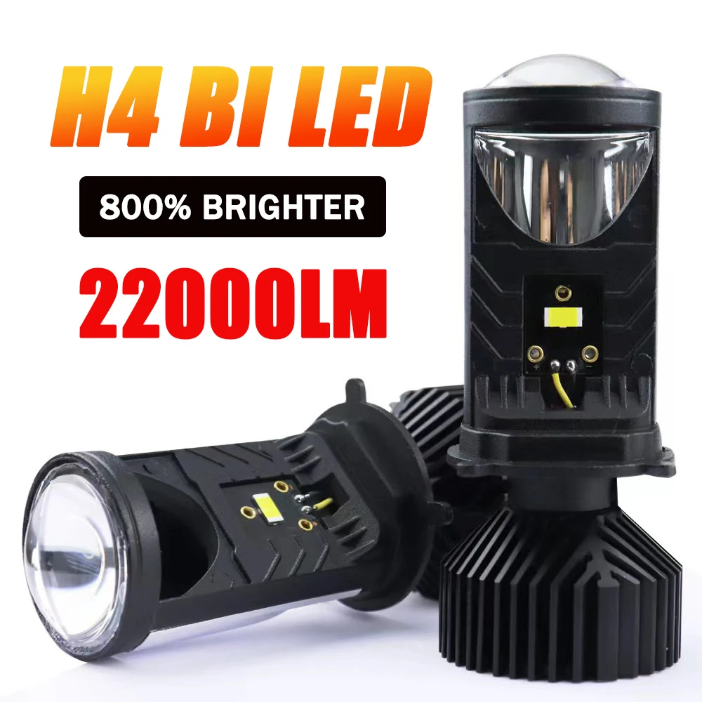 H4-LED-Projector-Lens-Headlight-Car-LED-Headlight-Canbus-6000K-Hi-Lo ...
