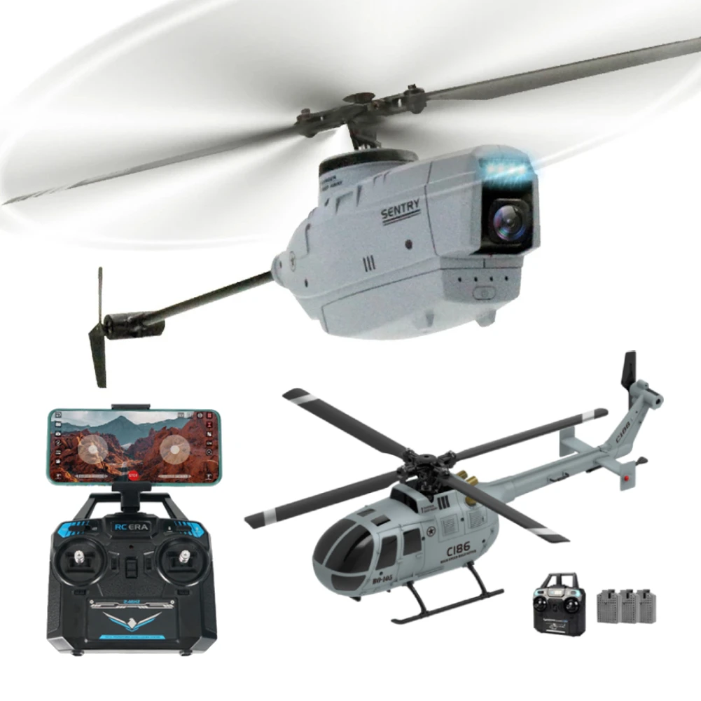 RC ERA C127 2.4G 6 Axis Gyro Altitude Hold RC Helicopter With Camera ...