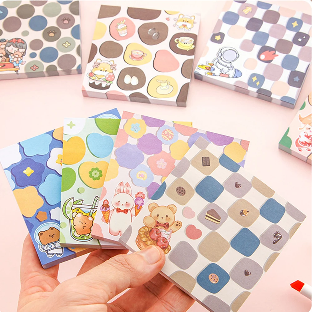 Cartoon-Cute-Sticky-Notes-Memo-Stickers-Notepad-Handbook-Decoration ...