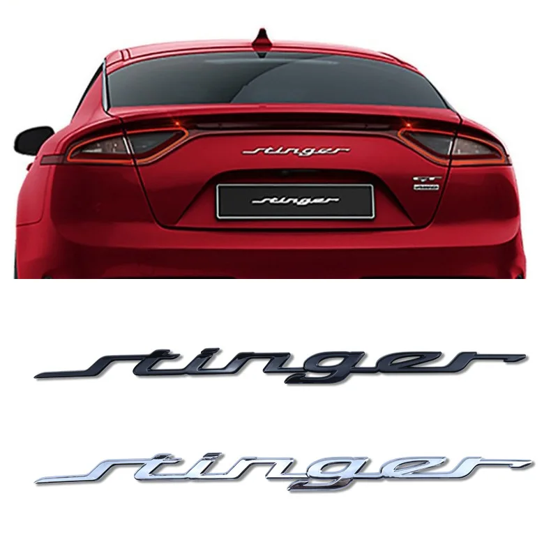 Para Kia GT Line Letters Stinger Front Hood Trunk Logo Emblem Badge 3D ...