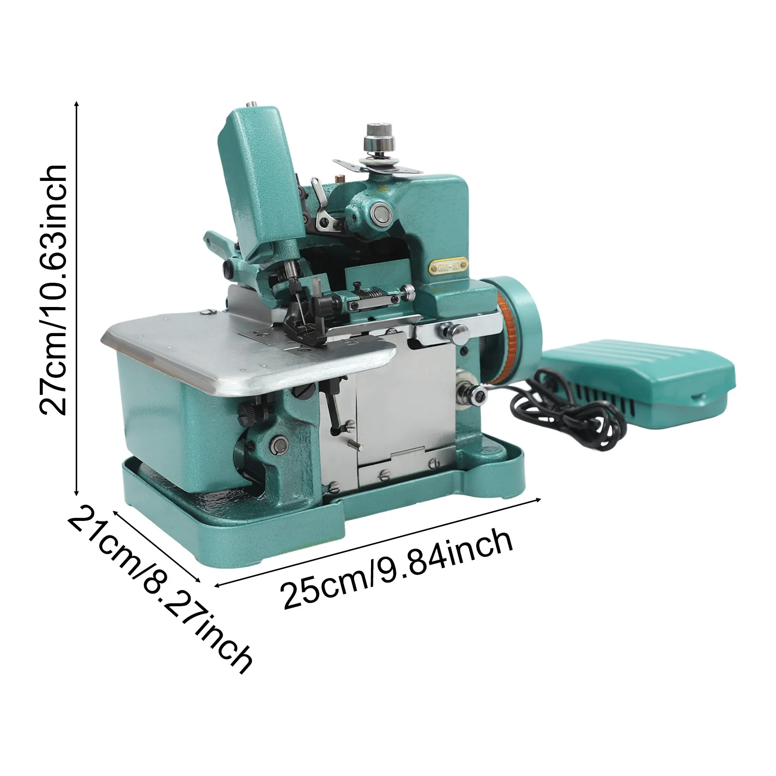 150W 110V Overlock Machine, Overedging Sewing Machine for Overlocking ...