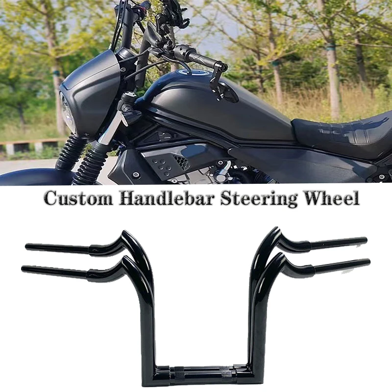 For Indian Scouts Hussar Bobber Custom Handlebar Steering Wheel 1 1/4 ...