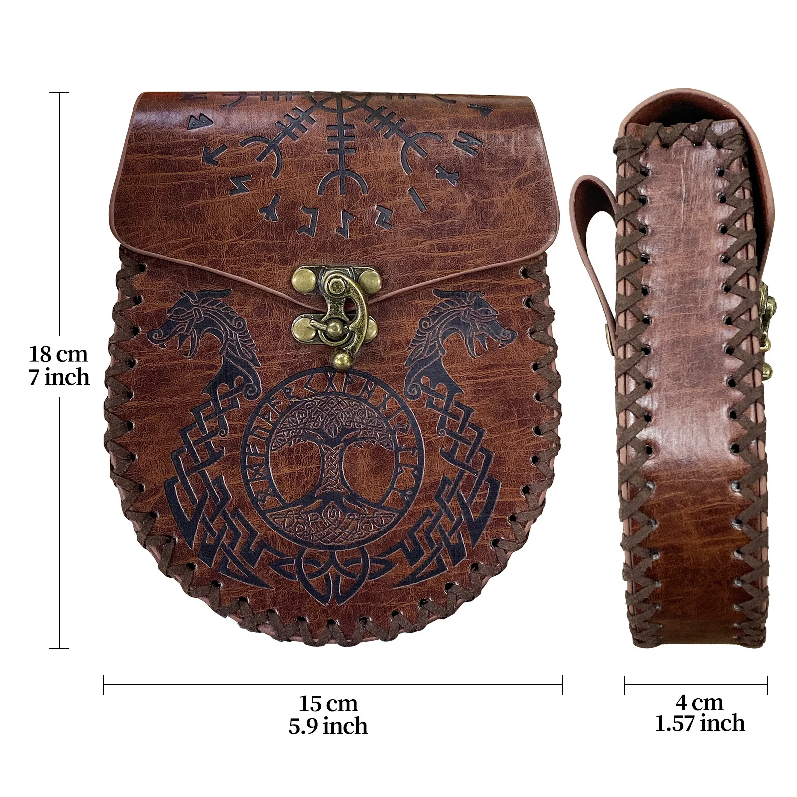 Medieval-Viking-Money-Pouch-Bag-Cosplay-Hangable-Belt-Waist-Bag-Unisex ...