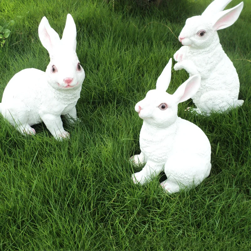 Rabbit-Decoration-Cute-Creative-Garden-Landscape-Decoration-Simulation ...
