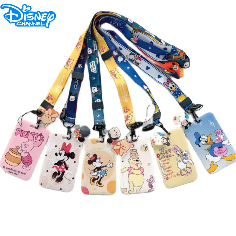 Disney-Credential-Holder-Mickey-Mouse-Hanging-Neck-Long-Rope-Card ...