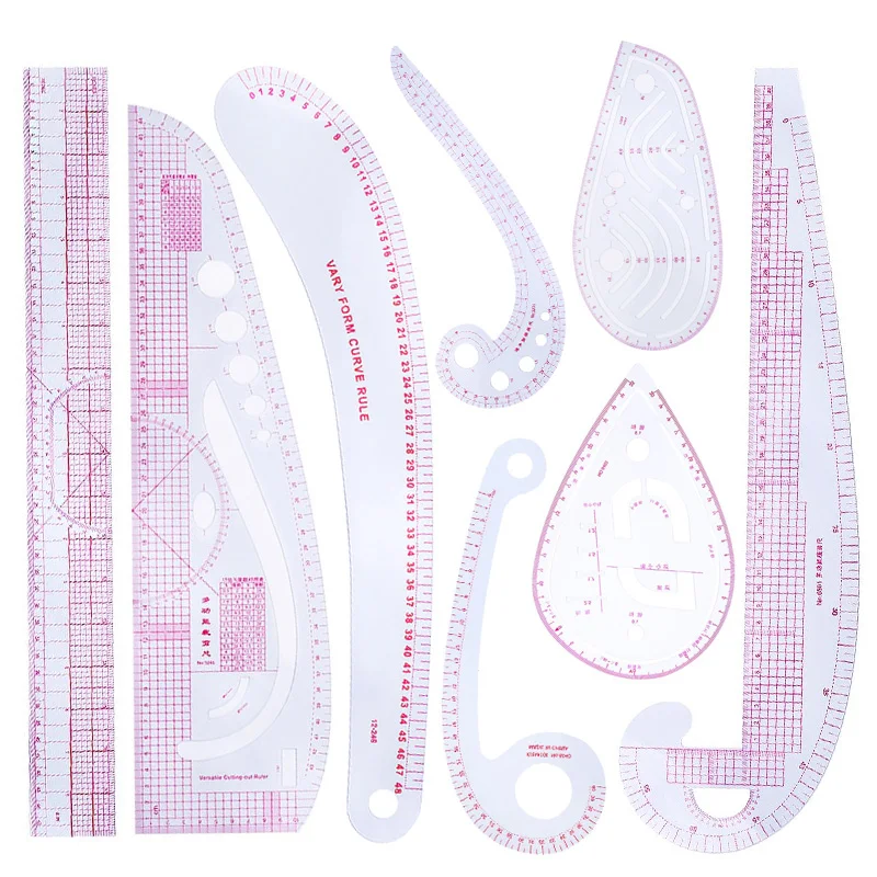 Nonvor-French-Curve-Rulers-Sewing-Tools-Patchwork-Ruler-for-Fabric ...