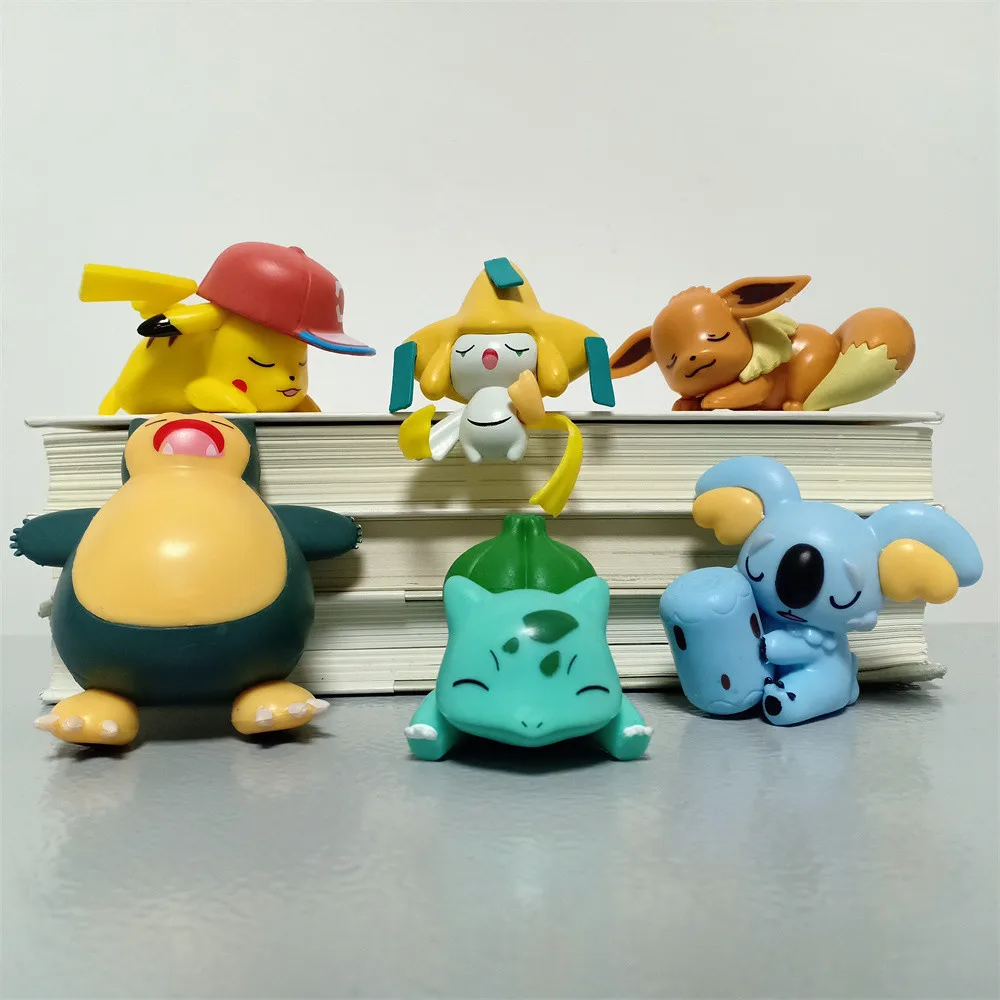 6pcs-lot-Pokemon-Figures-Toys-Pokemon-Sleep-Pikachu-Pokemon-Ornaments ...