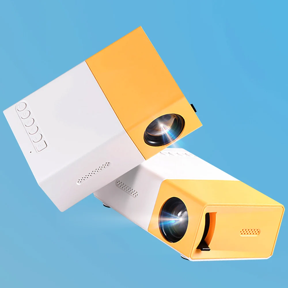 YG300-Pro-Mini-LED-Projector-Wired-Mirror-SmartPhone-1000-Lumen ...