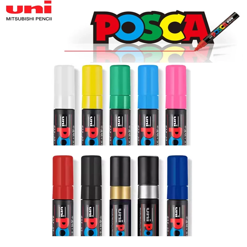 1pcs-UNI-POSCA-Markers-Set-PC-17K-Japan-POP-Poster-Graffiti-Pen-15mm ...