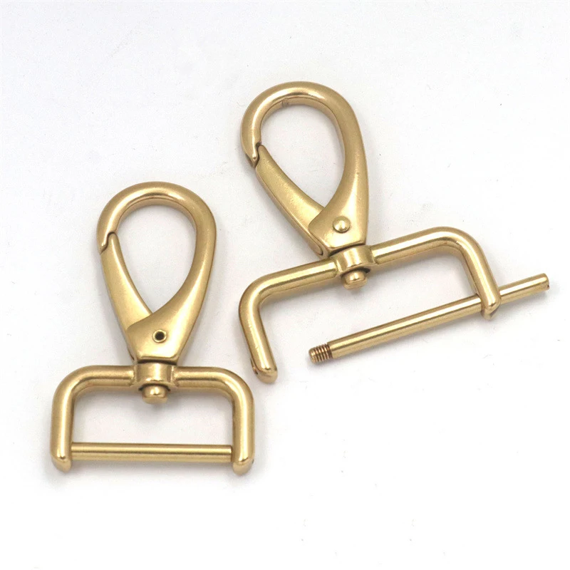 Solid-Brass-Detachable-Snap-Hook-Rotatable-Lobster-Trigger-Clip-Clasp ...