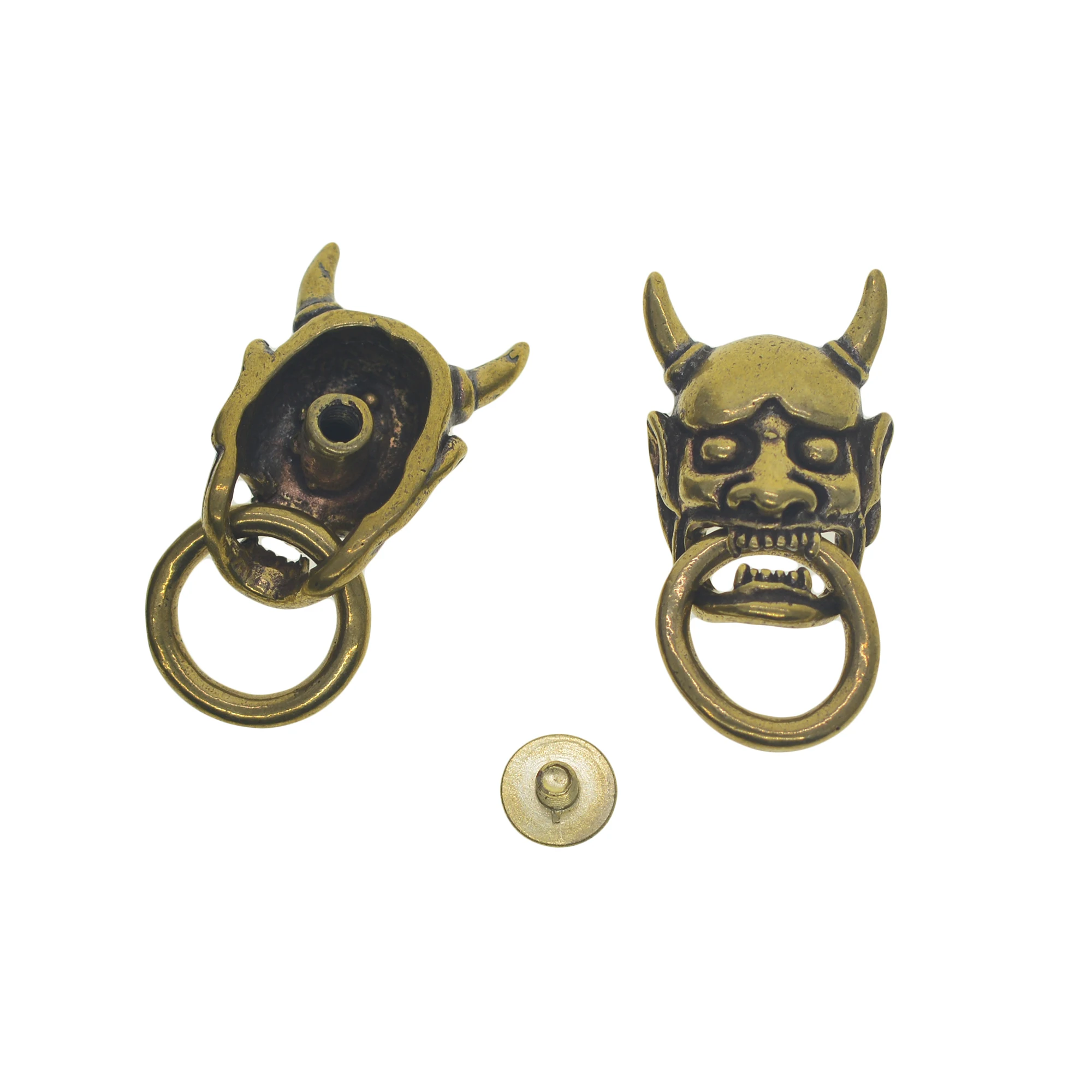 Retro-Brass-Gothic-demon-skull-head-Devil-Japanese-Jucky-mask-Hannya ...