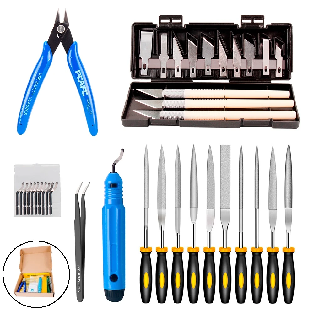 Mega Deburring Tool Kit Trimming Knife Edge Cutter Files Deburring 3d ...