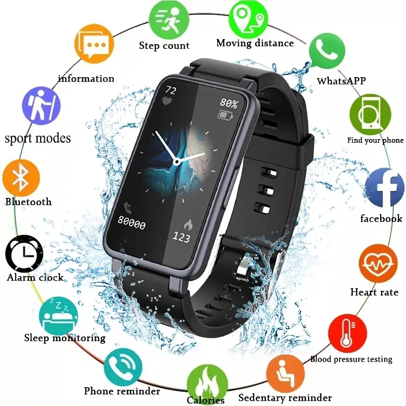 Reloj-inteligente-deportivo-para-hombre-y-mujer-pulsera-con-Monitor-de-ritmo-card-aco ...
