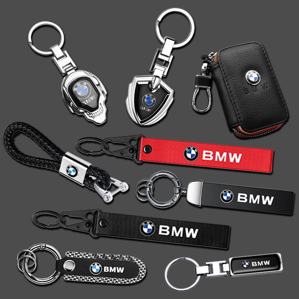 Car-Keychain-Keyring-Braided-Rope-Key-Holder-Gifts-Pendant-For-BMW-M ...