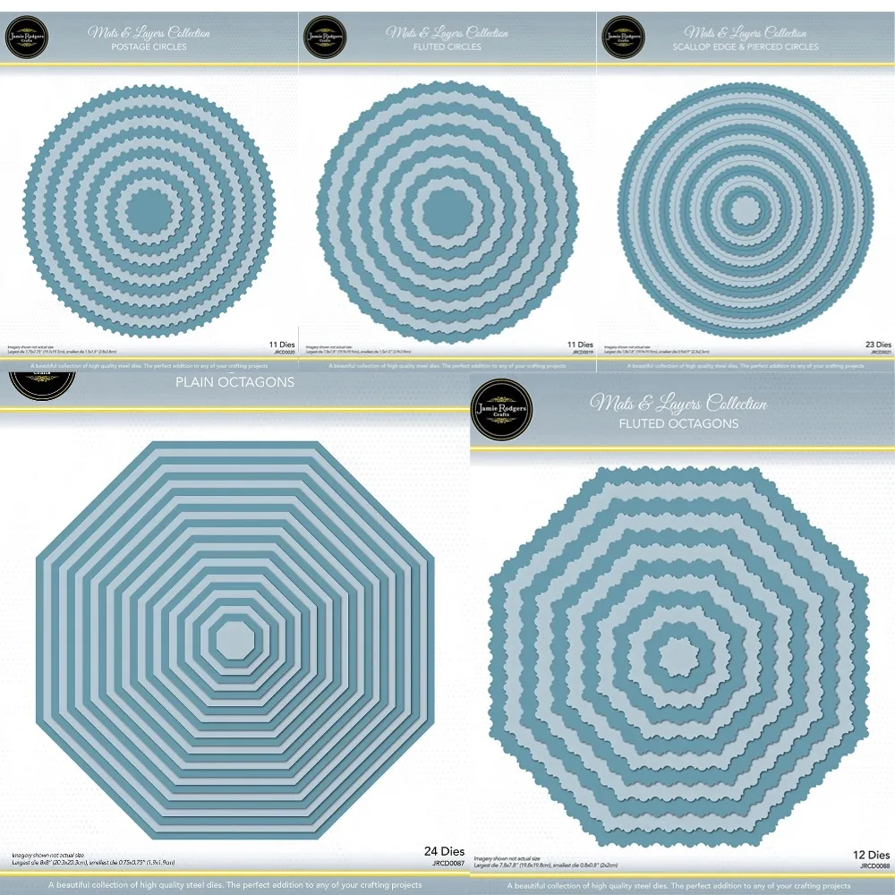 Circle Square 2025 New Metal Cutting Dies For DIY Scrapbooking Crafts ...