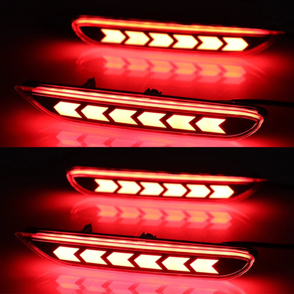 1Pair-LED-Bumper-Brake-Light-Rear-Light-For-Nissan-Xtrail-Teana-Altima ...