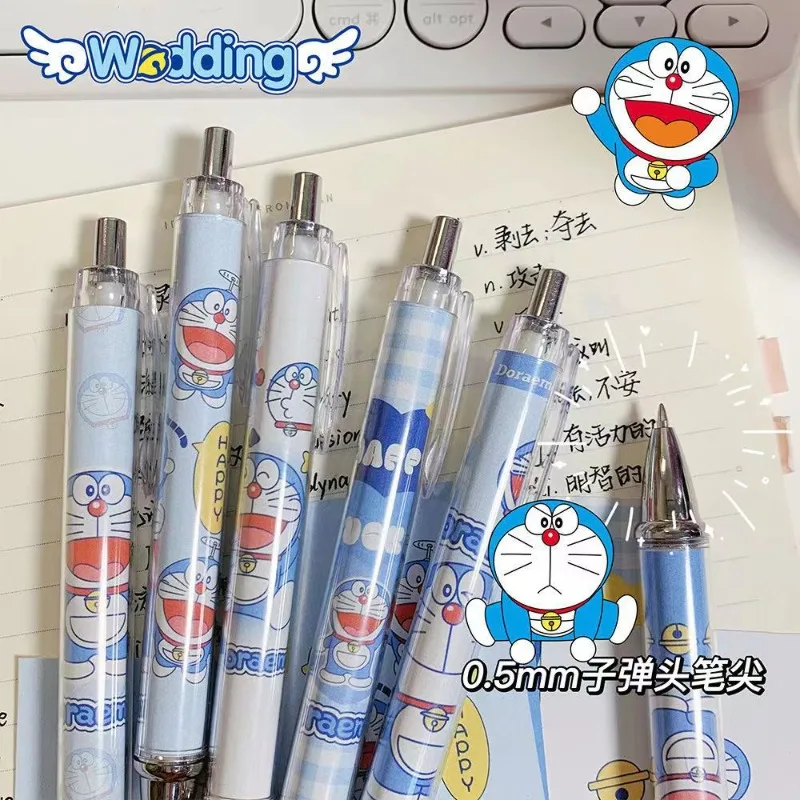 New-Kawaii-Cute-Doraemon-Gel-Pen-Black-Brush-Question-Pen-Quick-Drying ...