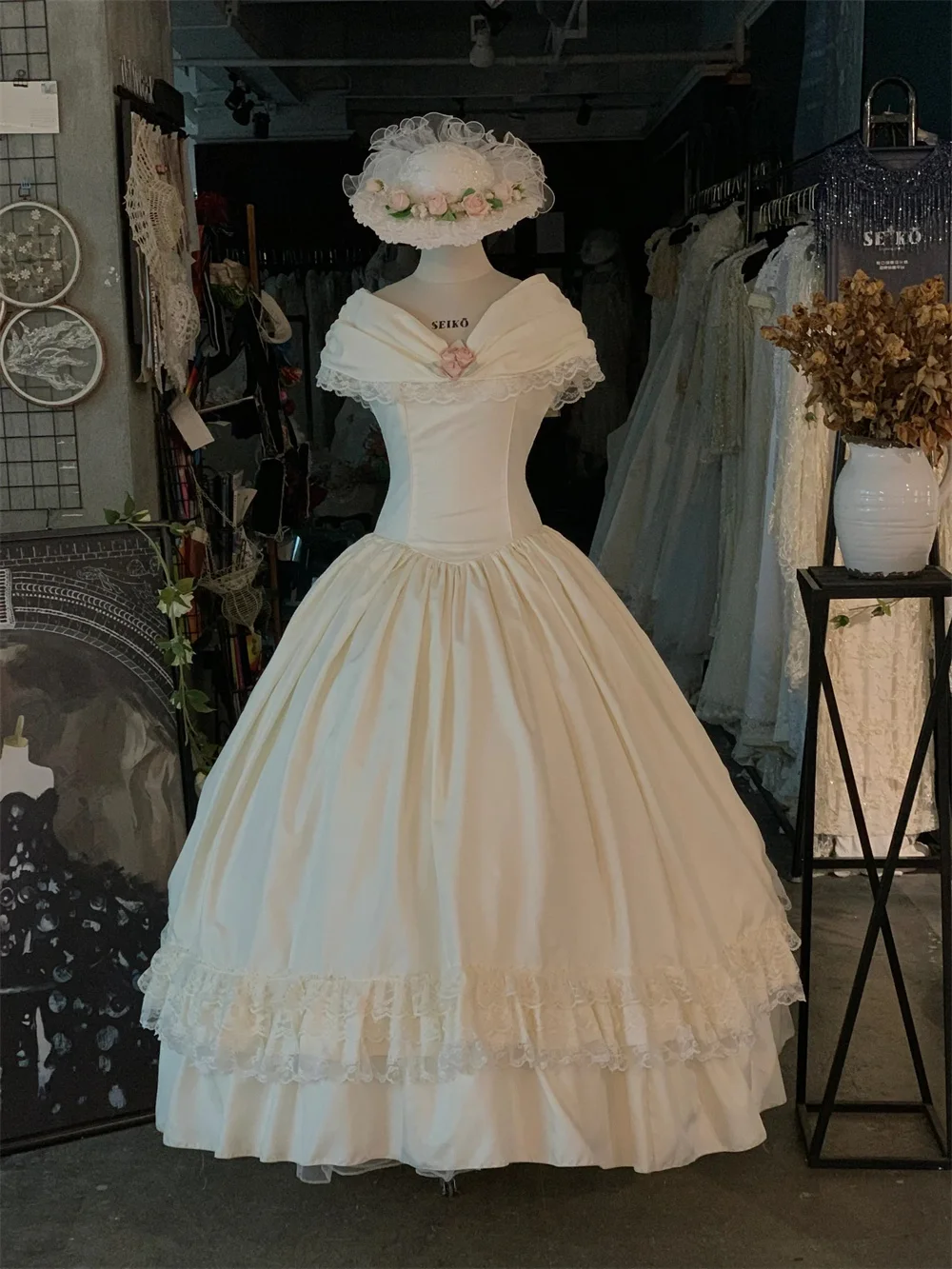 1860s-Victorian-Dress-Vintage-Princess-Wedding-Dresses-Ball-Gown ...