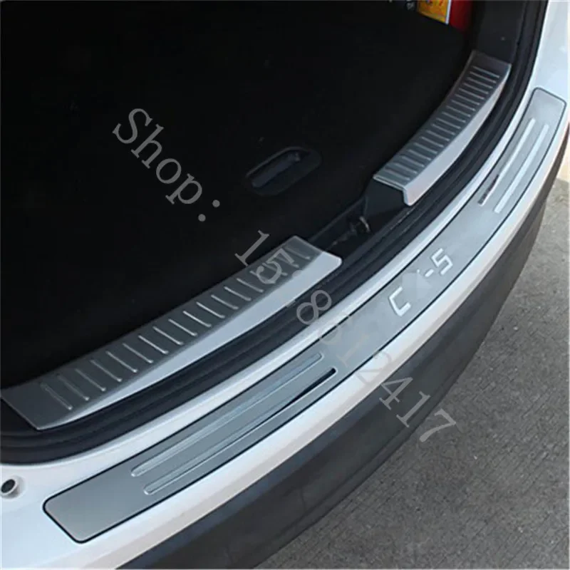 FOR MAZDA CX-5 CX5 2012 2013~2016 REAR OUTER BUMPER PROTECTOR TRIM DOOR ...