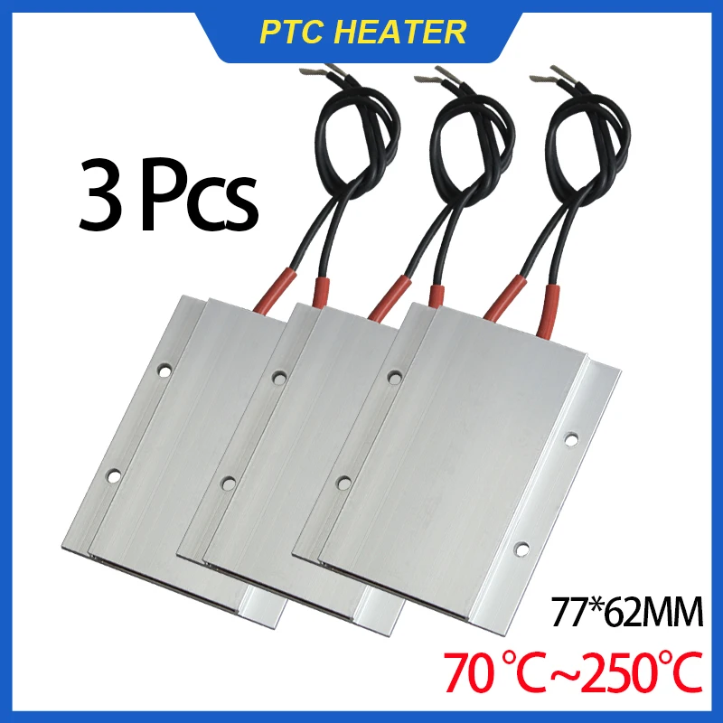 Placa calefactora termostática PTC de 12V ~ 220V, elemento calefactor ...