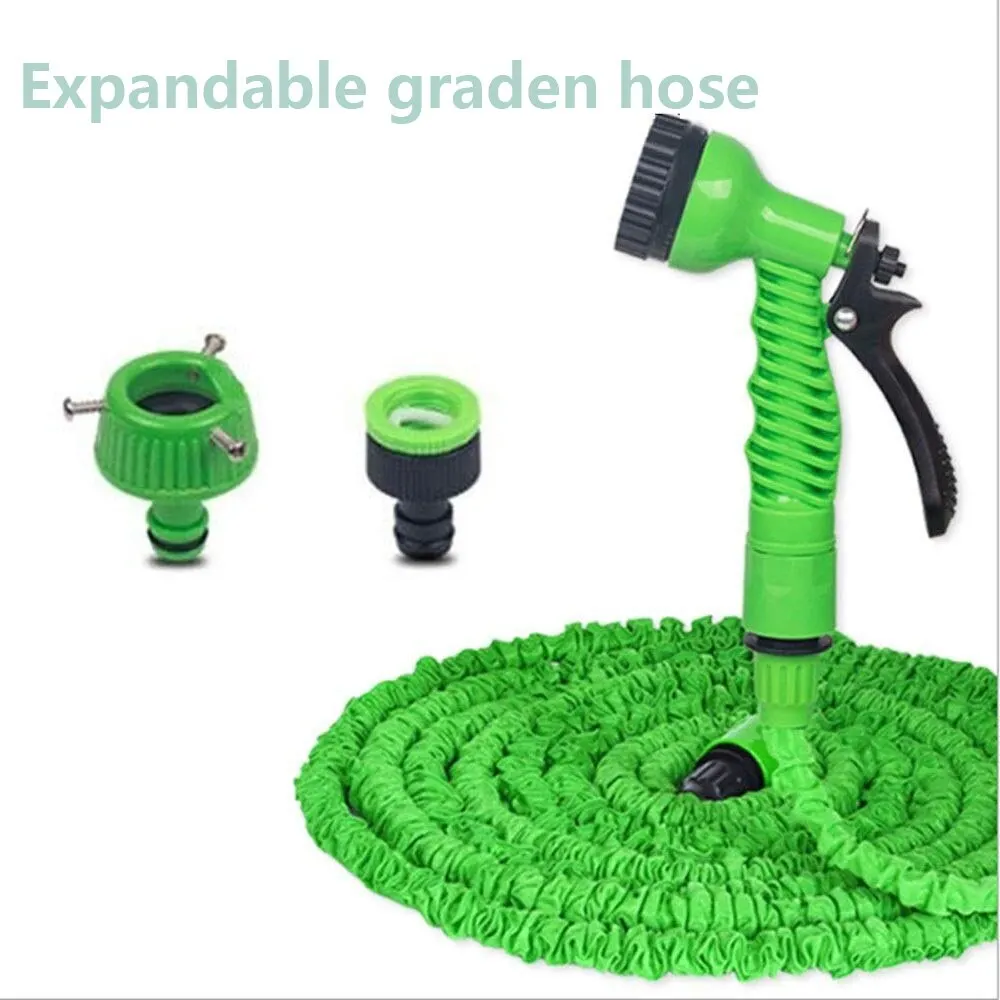 Green-1-Set-Magic-Expandable-Garden-Hose-with-7-Patterns-Sprayer ...