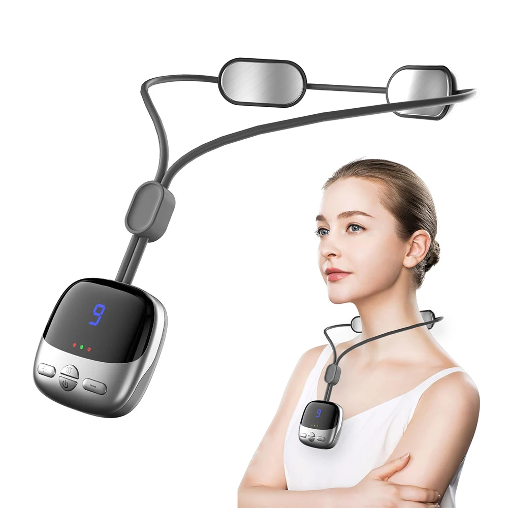 Mini-Hanging-Neck-Massager-Portable-Muscle-Stimulator-Hot-Compress ...
