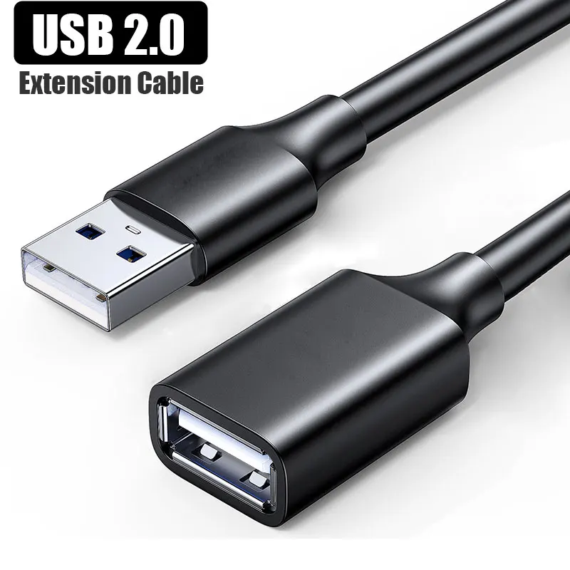 USB-2-0-Extension-Cable-Male-to-Female-Extender-Cable-Fast-Speed-USB-3 ...