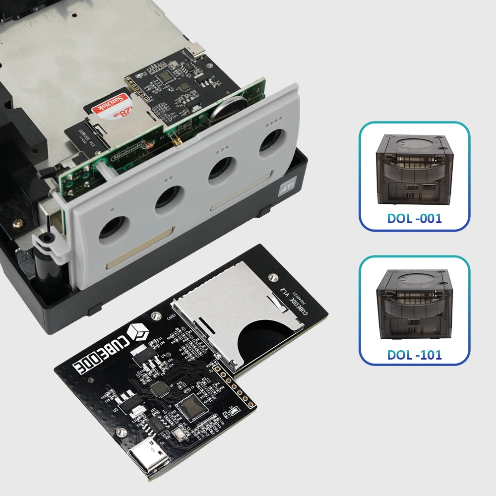 GCLoader-V1-2-CUBEODE-Optical-Drive-Emulator-For-Nintendo-GameCube-DOL ...