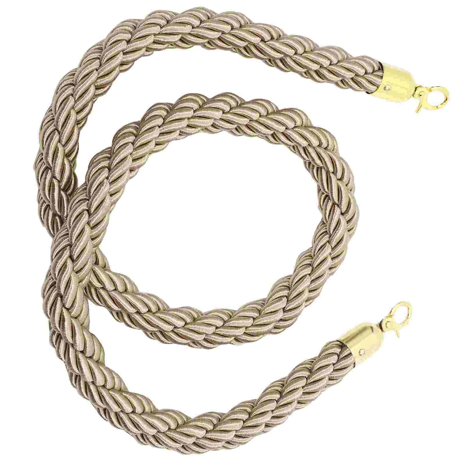 15M Golden Hooks Guardrail Hanging Rope Isolation Lanyard Queue Barrier ...