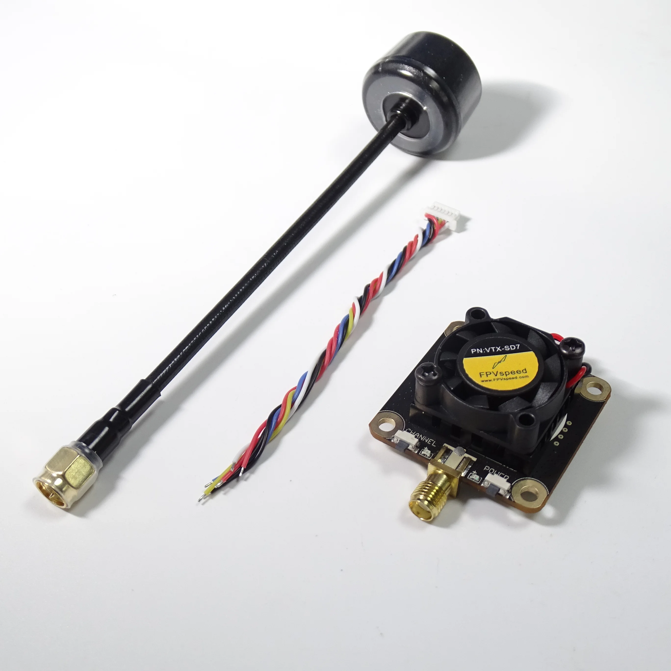 FPVspeed VTX-SD7 3.3G 3.3GHZ VTX 4.5W 64CH Video Transmitter with IRC ...