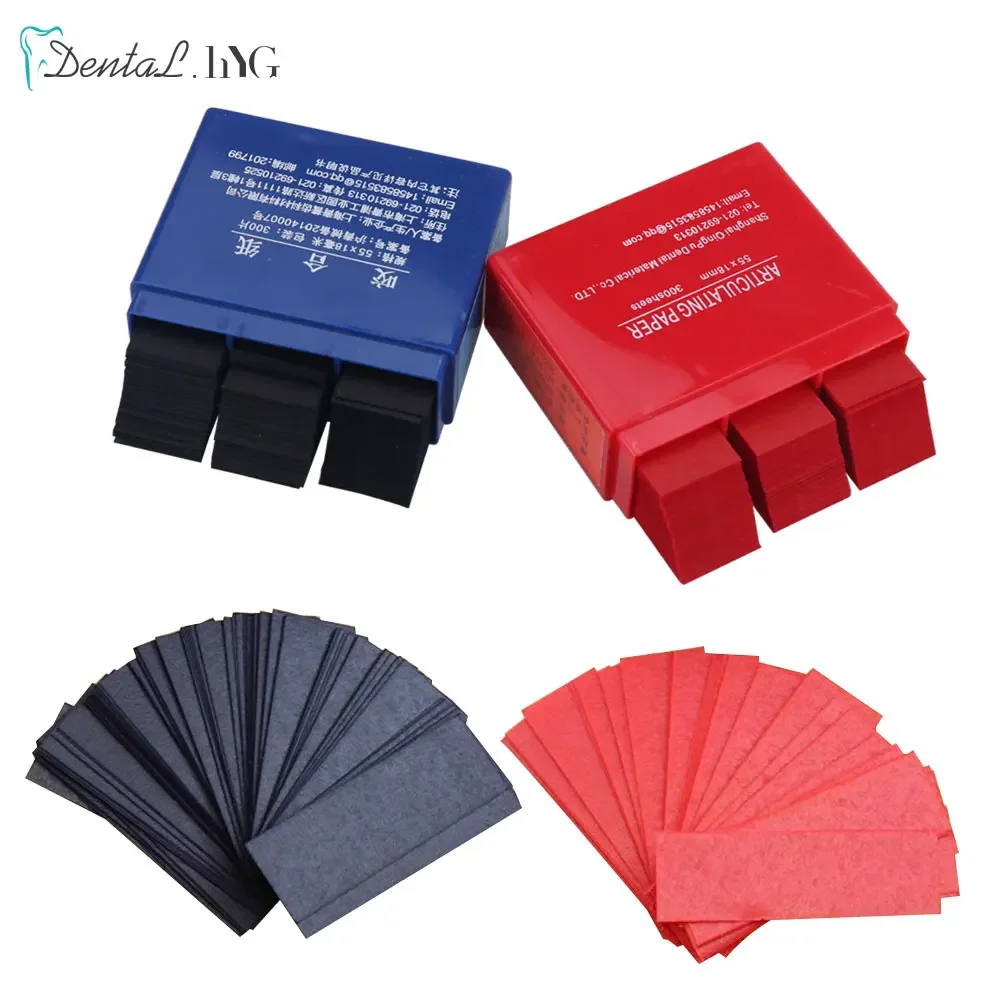 1Box-Dental-Articulating-Paper-Strips-Dental-Lab-Product-Tool-Oral ...