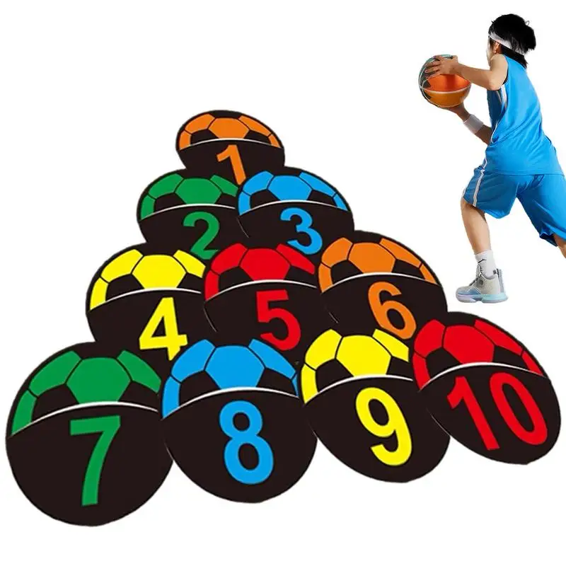 Basketball-Floor-Markers-Colorful-Non-Slip-Flat-Spot-Markers-Flat ...