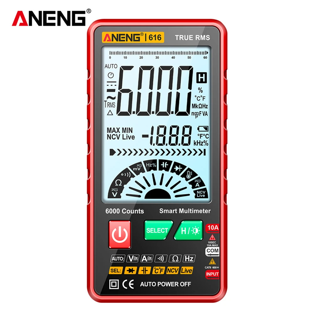 6000-Counts-Smart-Multimeter-Portable-Automatic-Shutdown-Capacitance ...