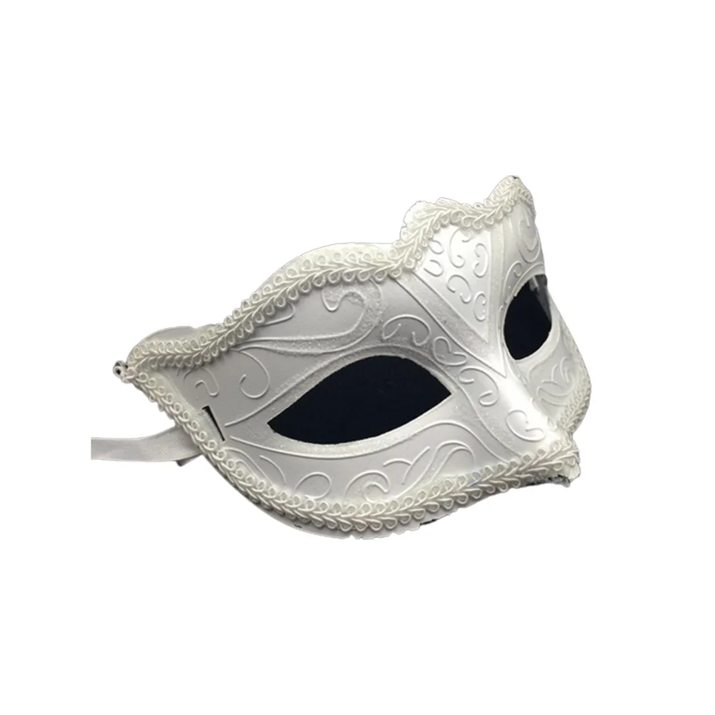 Half Black And White Mask