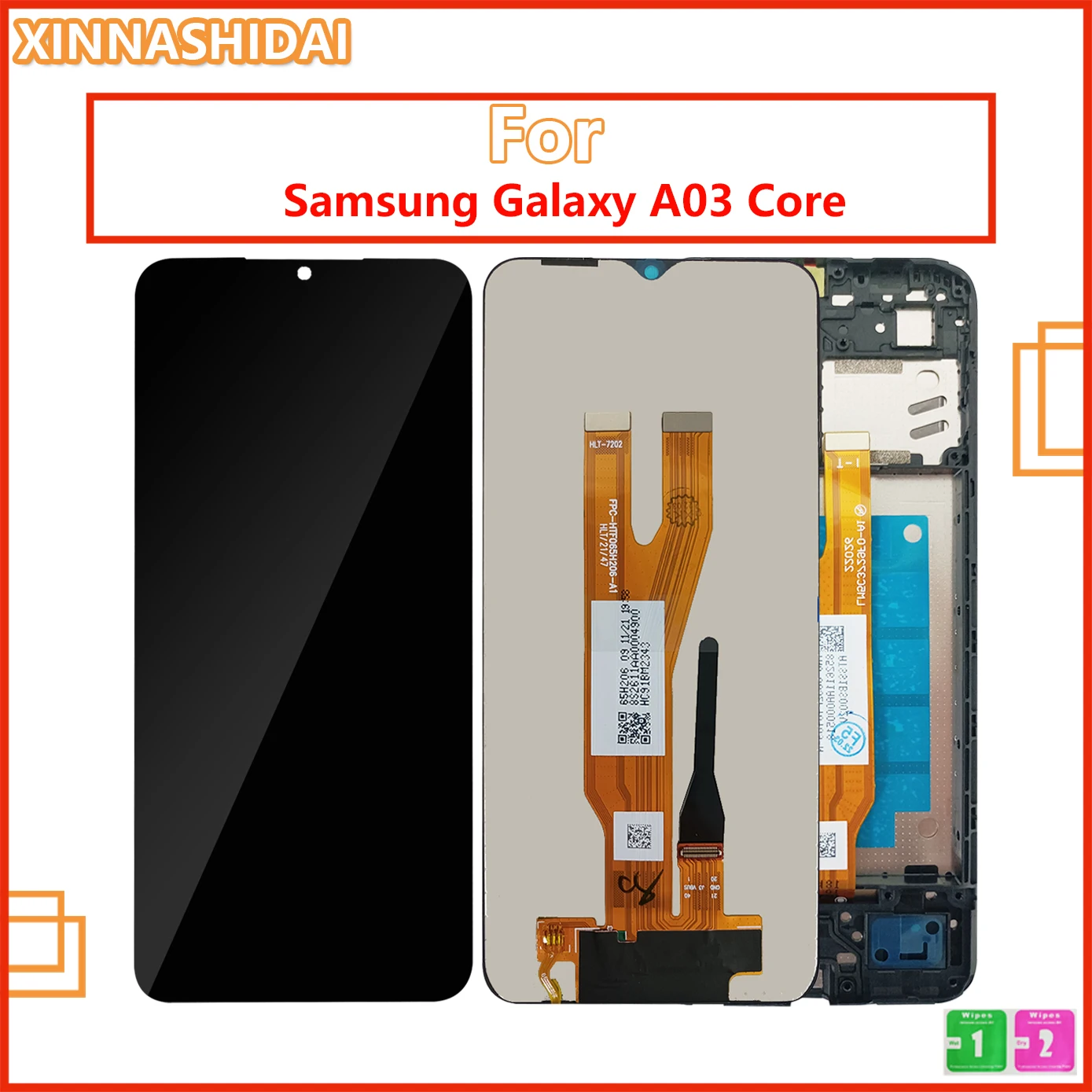 6.5'' Original For Samsung Galaxy A03 Core A032M A032F LCD Display Touch Screen Digitizer ...