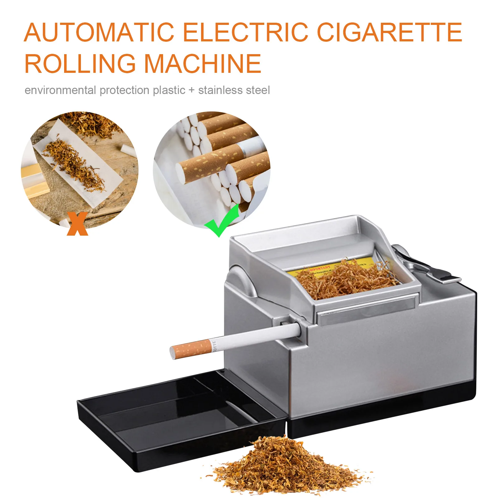 Electric-Tobacco-Roller-Maker-Cigarette-Rolling-Machine-Automatic ...