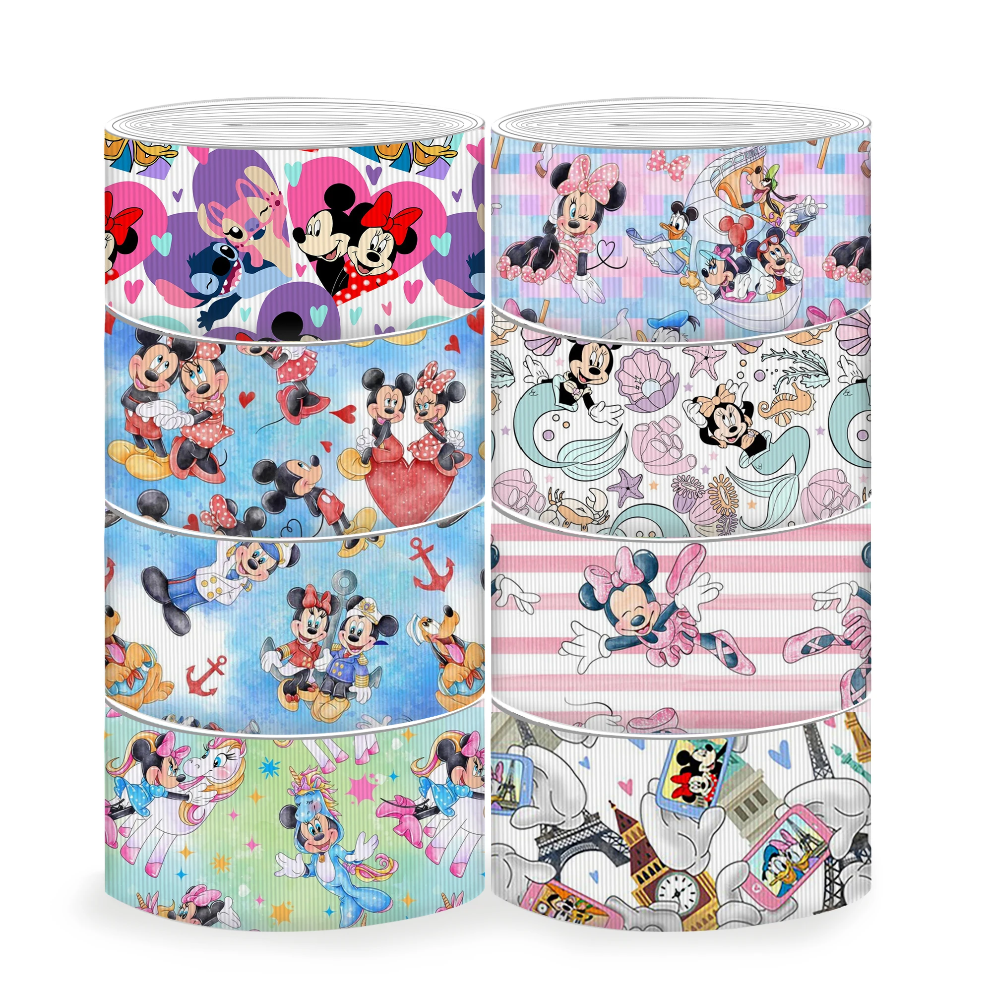 Disney-Mickey-5-Yards-Multi-Size-Grosgrain-Ribbon-Fabric-Gift-DIY ...