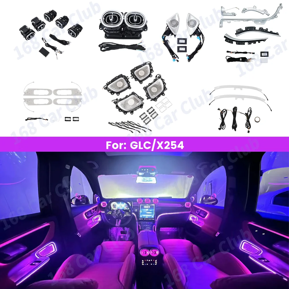64-Color-New-LED-Ambient-Light-For-Mercedes-Benz-GLC-X254-2024-Car ...
