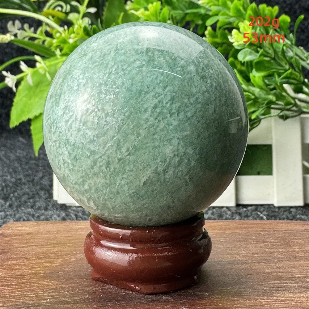 Natural-Healing-Amazonite-Crystal-Ball-Magic-Ball-Divination-Energy ...