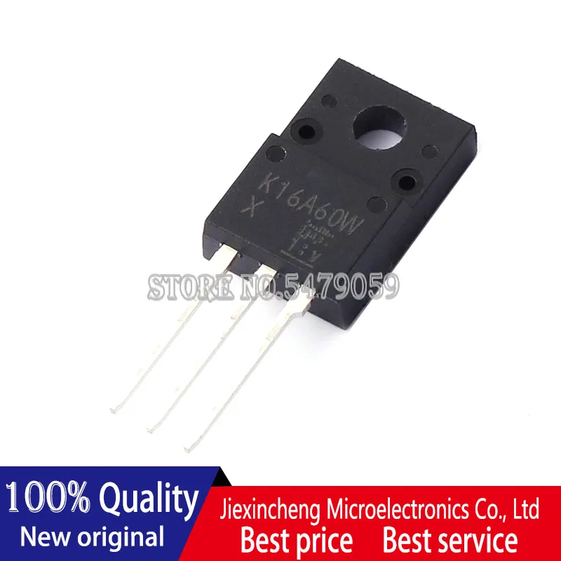 10 piezas K16A60W TK16A60W TO 220F 600V 15.8A MOSFET|Accesorios y ...