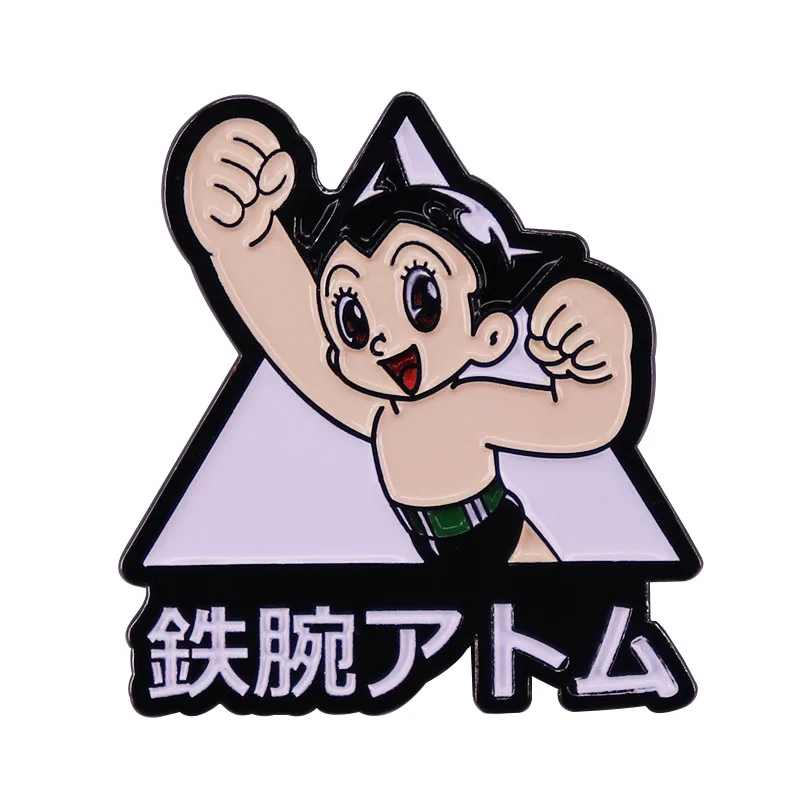 Japanese-Astro-Boy-Enamel-Pin-Anime-Cartoon-Super-Robot-Brooch-Metal ...