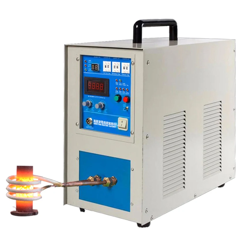 15KW Induction Heater Induction Heating Machine Metal Smelting Furnace High Frequency Welding ...