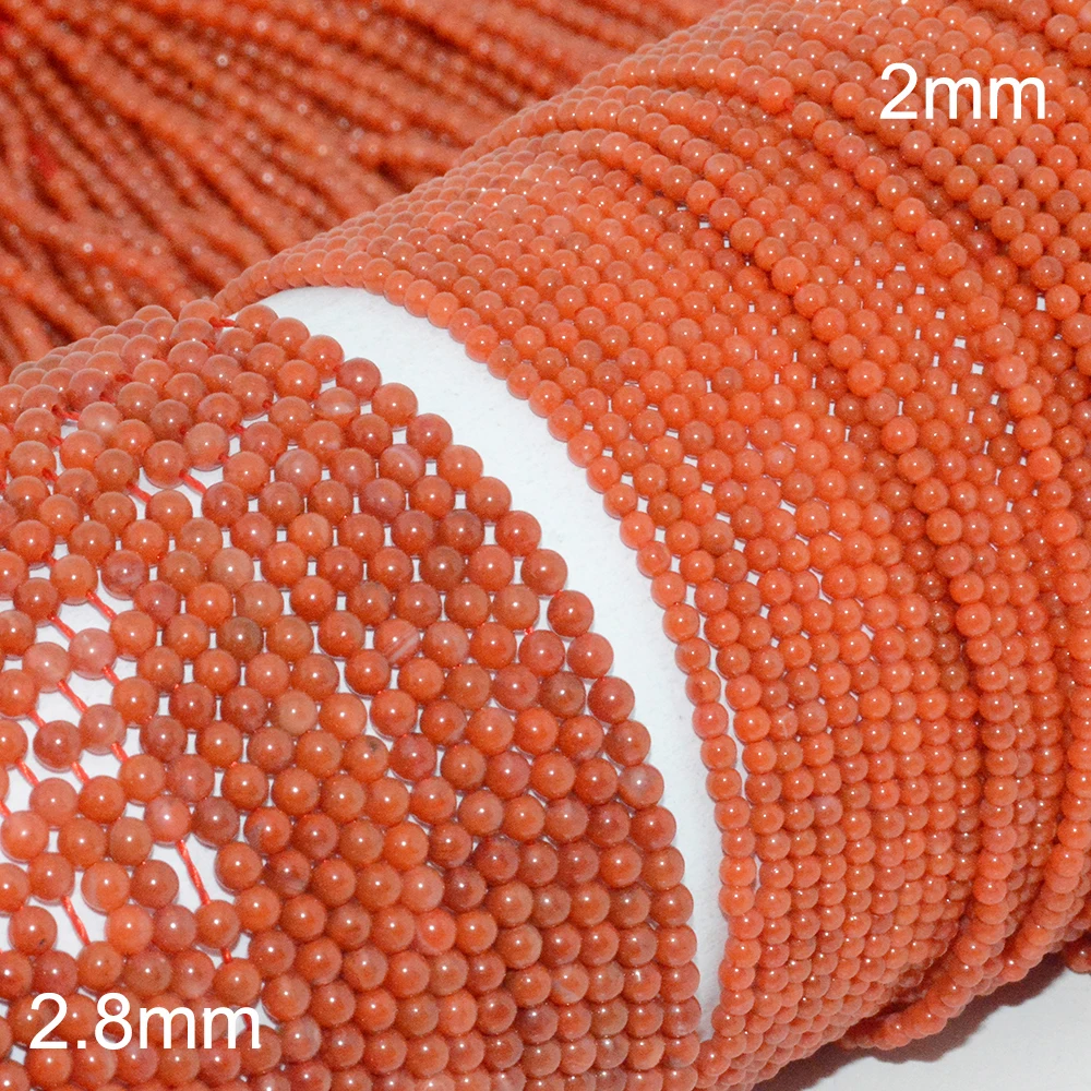 Natural-Salmon-Color-Red-Agate-Carnelian-Smooth-Round-Beads-2mm-2-8mm ...