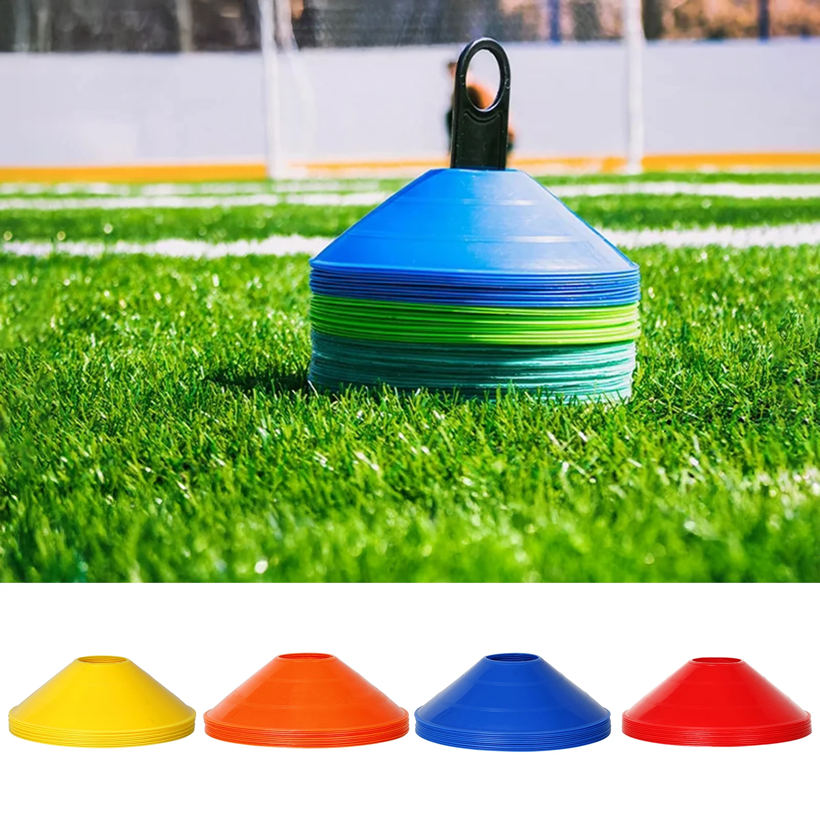Durable Flat Training Discs For Soccer Basketball Football Agility ...