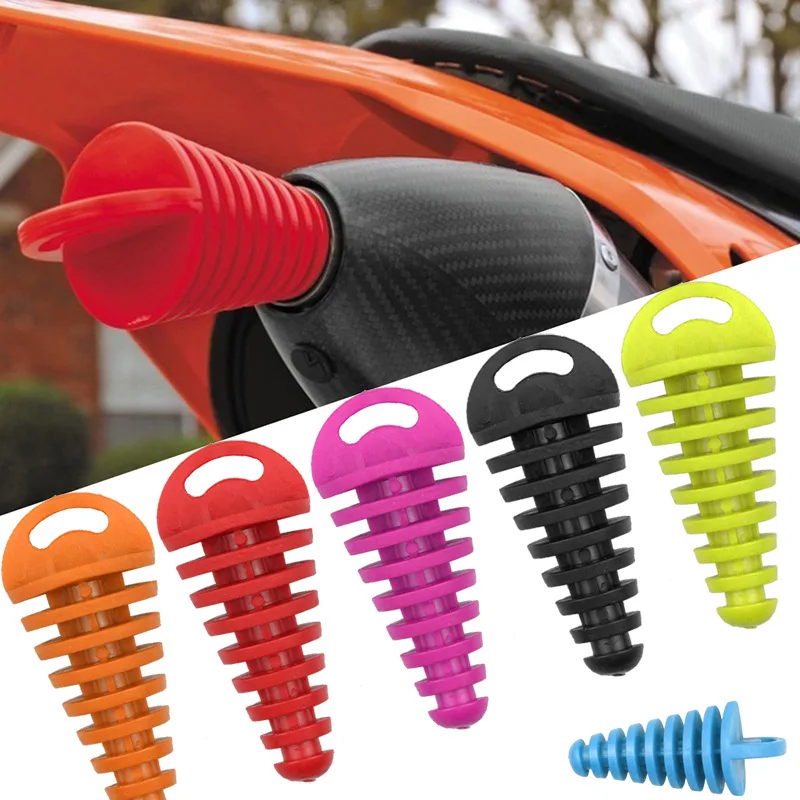 Motorcycle-Exhaust-Pipe-Plug-Muffler-Wash-Plug-Pipe-Protector-Motocross ...