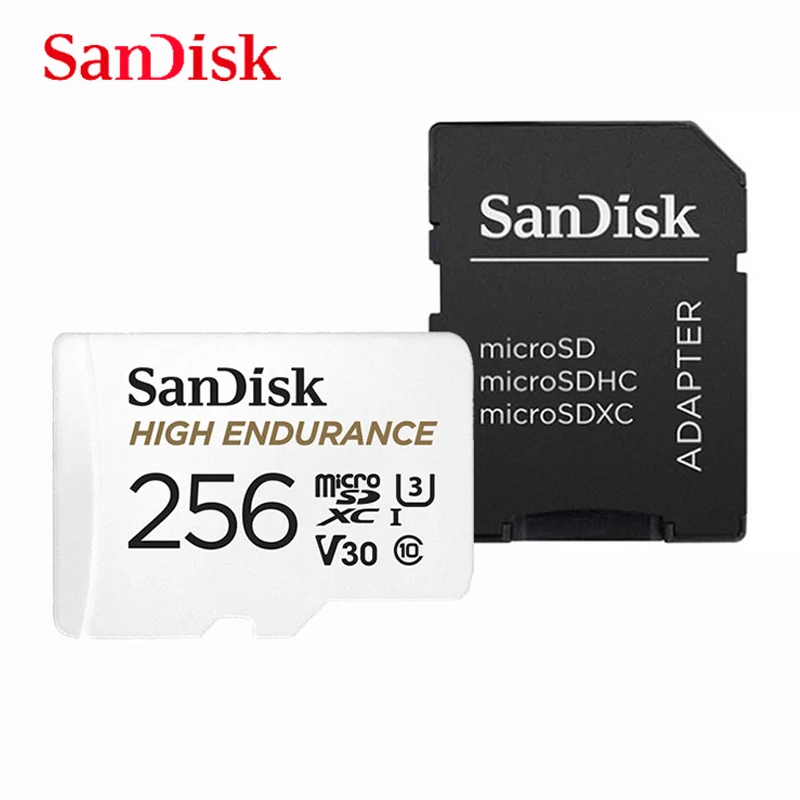 SanDisk HIGH ENDURANCE Micro SD 128GB 32GB 64GB 256GB U3 V30 4K Micro SD Memory Card SD/TF Flash ...