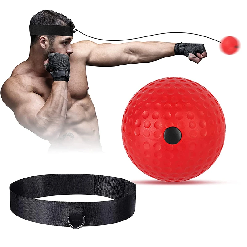 Boxing Reflex Ball with Headband Speed Training Punching Ball for Hand ...