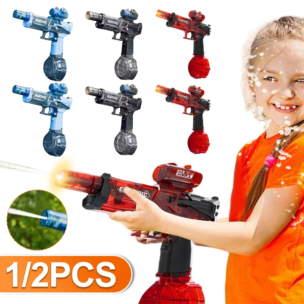 Long-Range-LED-Electric-Water-Pistol-Toy-Automatic-Squirt-Water-Gun ...